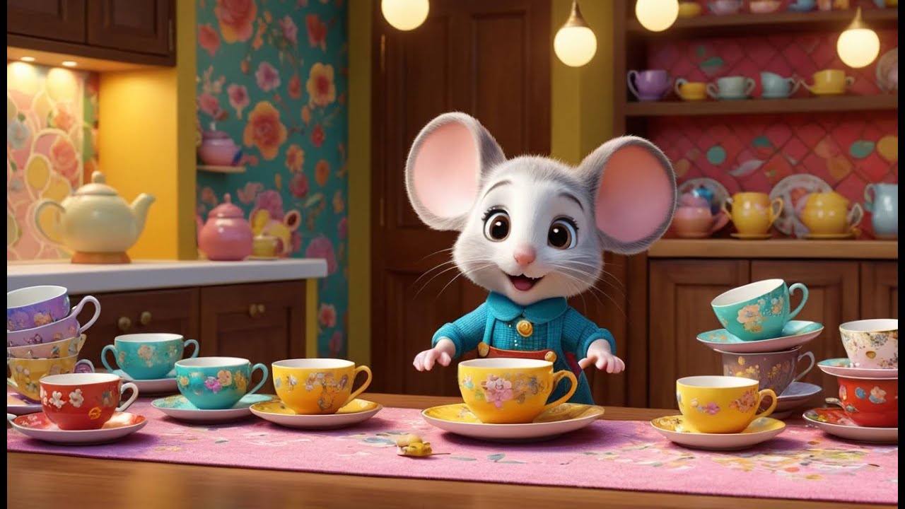 The Midnight Mouse Race Rhyme Song | Popular Nursery Rhyme ...