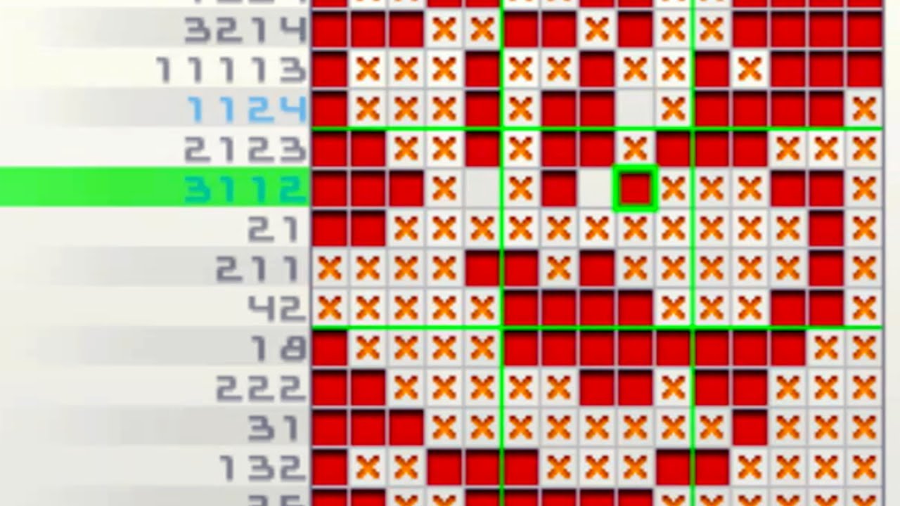 4th Page of Picross Puzzles - Club Nintendo Picross + - YouTube