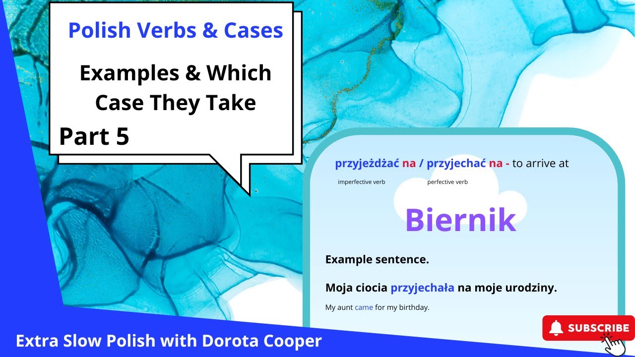 Polish Verbs & Cases: Part 5. Examples & Which Case They Take - YouTube