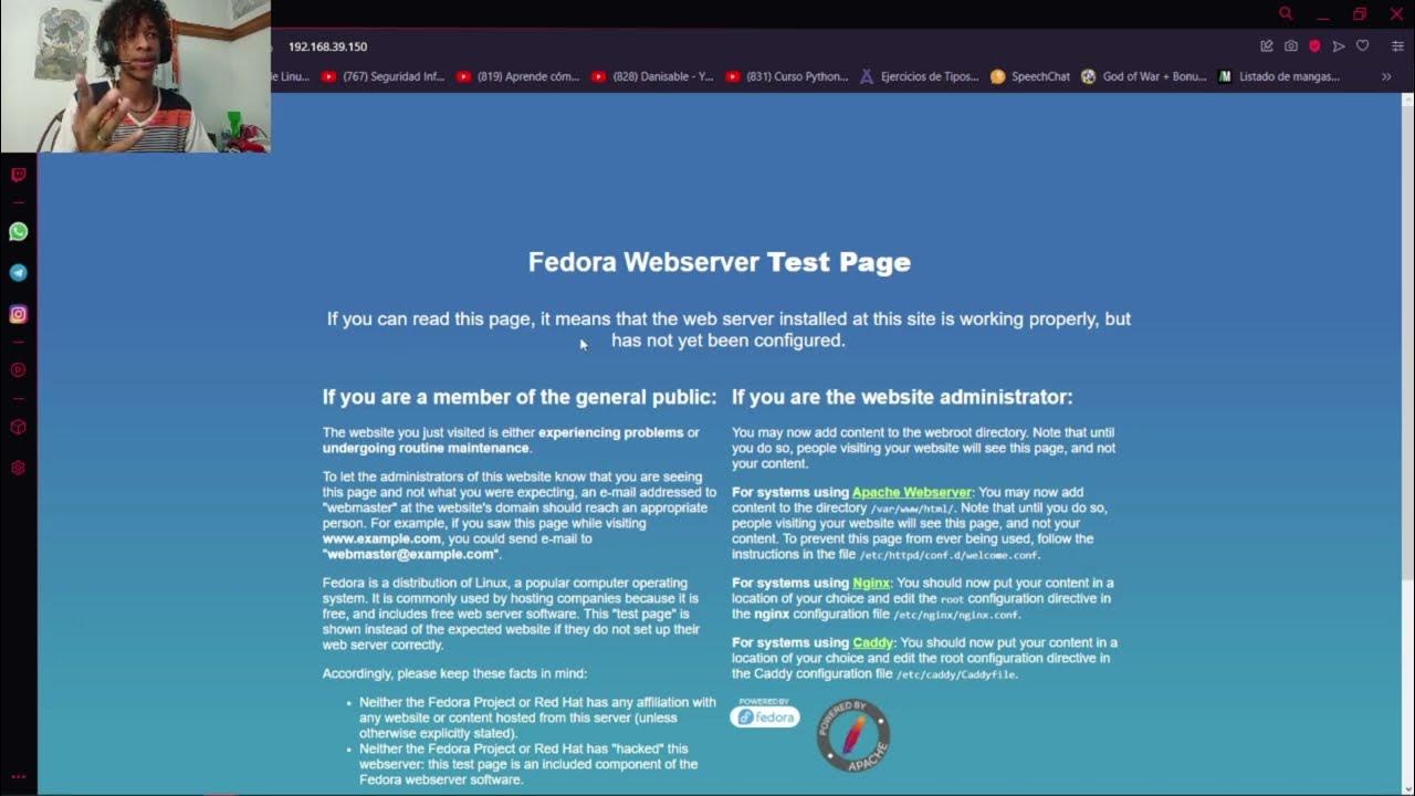 Fedora - Apache Servidor Web - YouTube