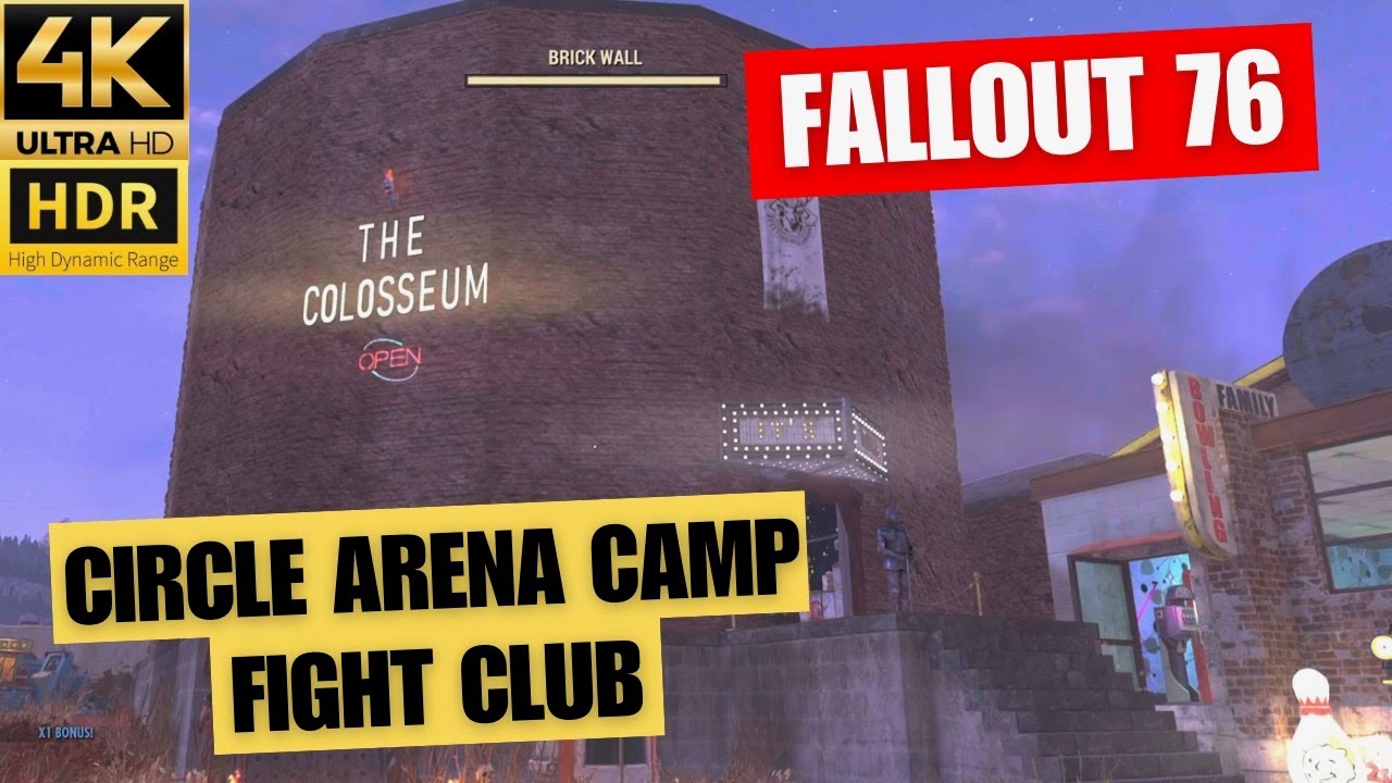 Circle Camp - UFC Colosseum - Fallout 76 - YouTube