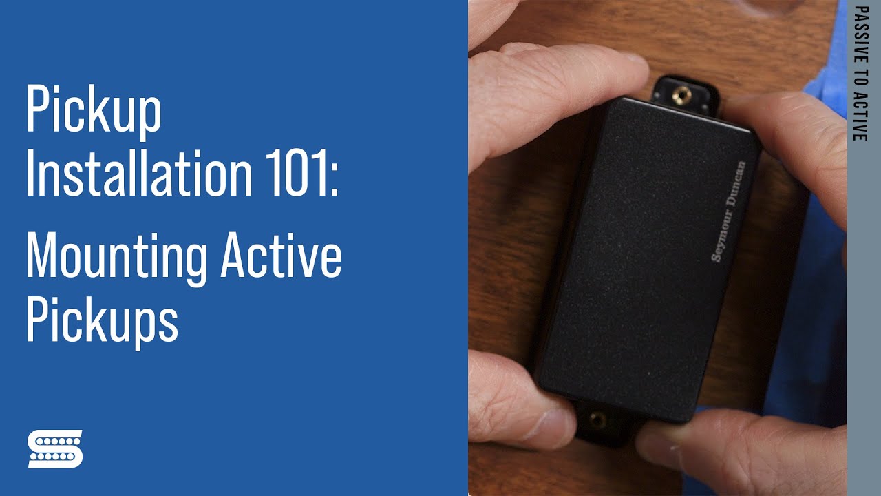 Guitar DIY: Mounting Active Pickups - YouTube
