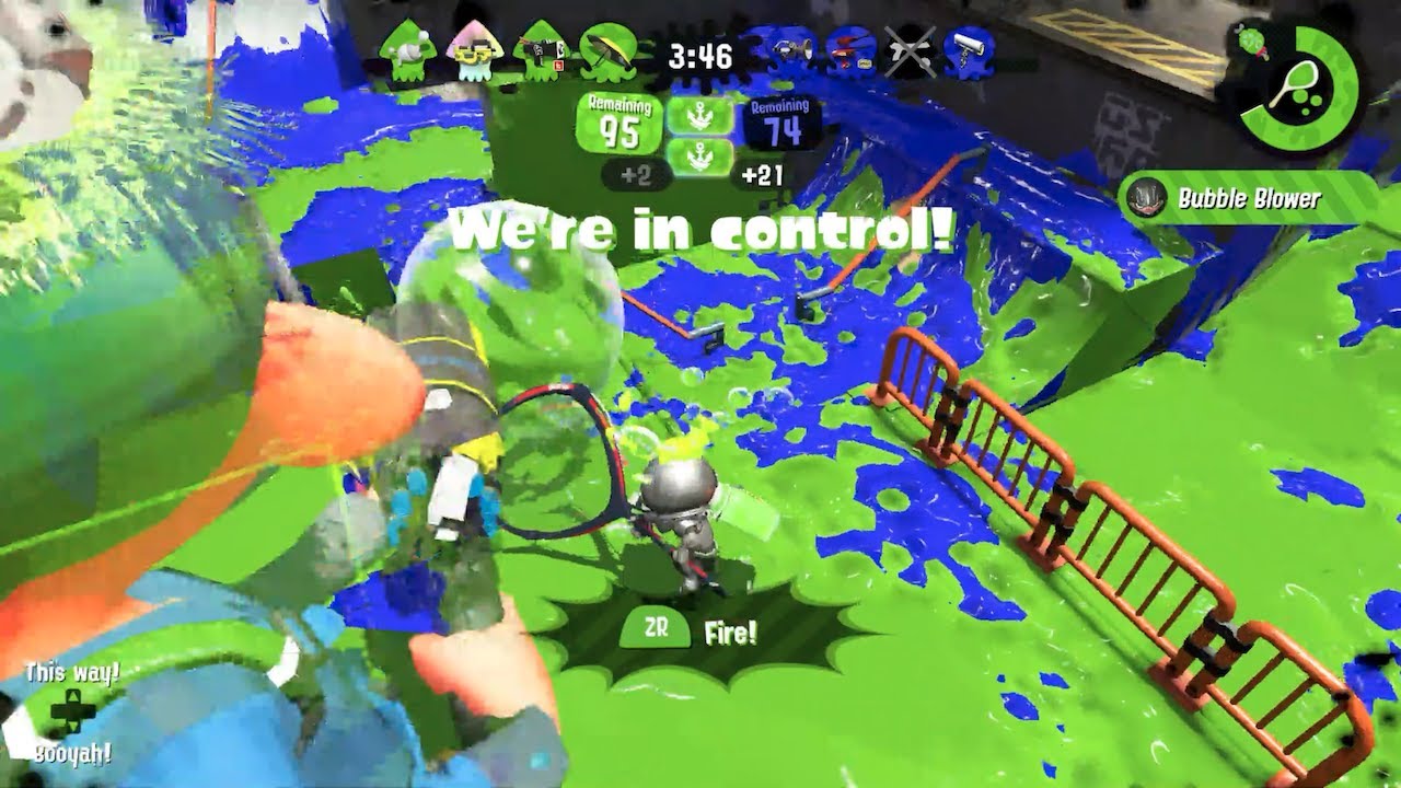 Splatoon 2: Twists and turns in Splat Zones [15(2)-5, Kensa ...