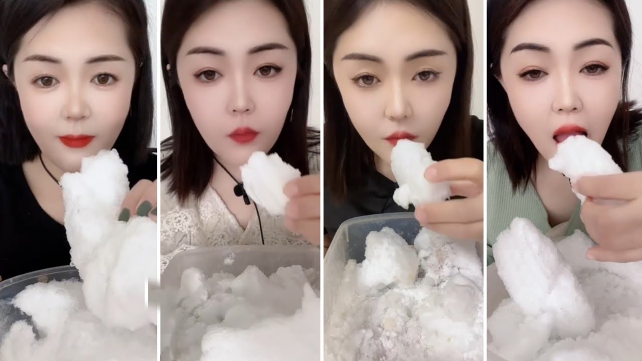 ONLY BITES / FREEZER FROST EATING / SOFT ICE EATING / SOLO / ASMR - YouTube