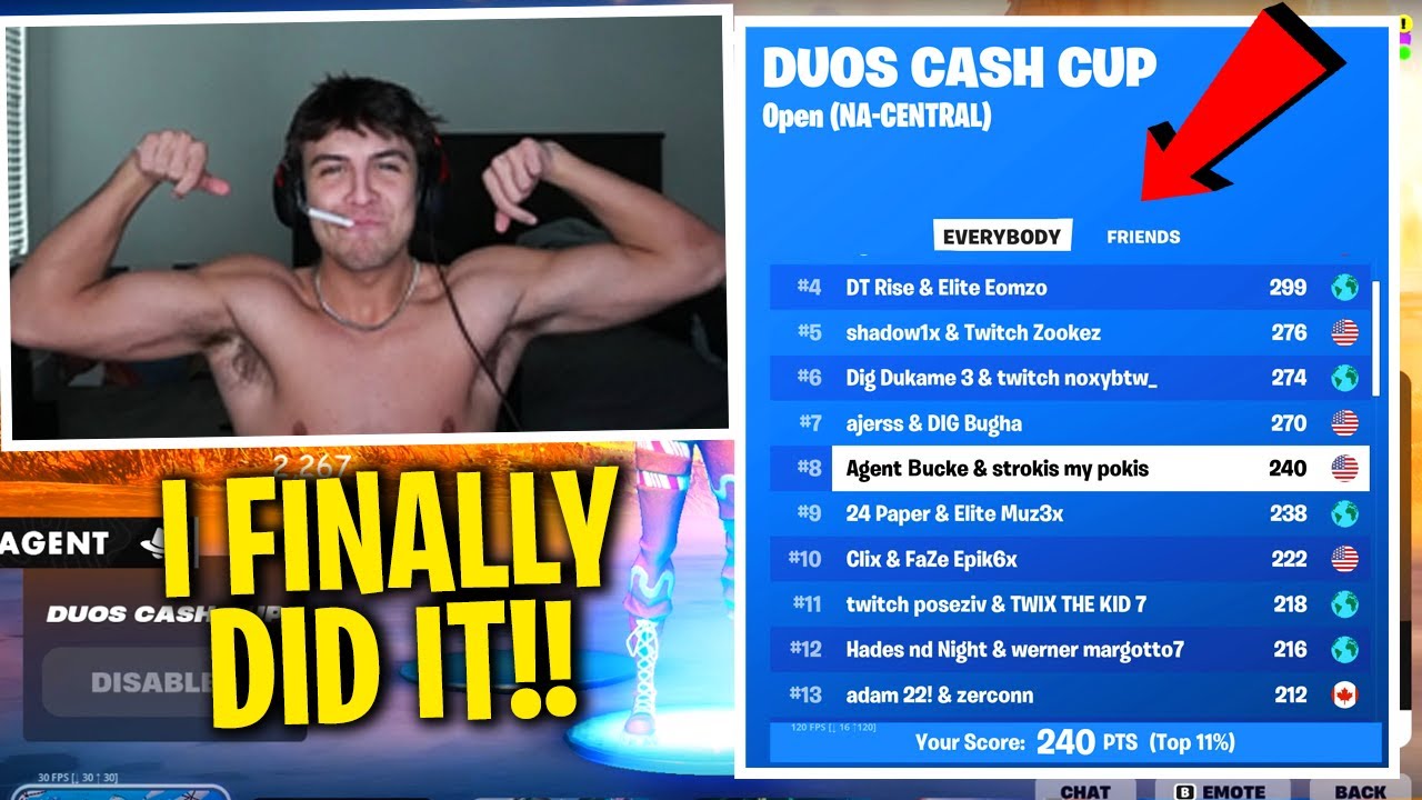 How BuckeFPS & Okis PLACED 8TH In The Duo Cash Cup Finals🏆| $1000 - YouTube