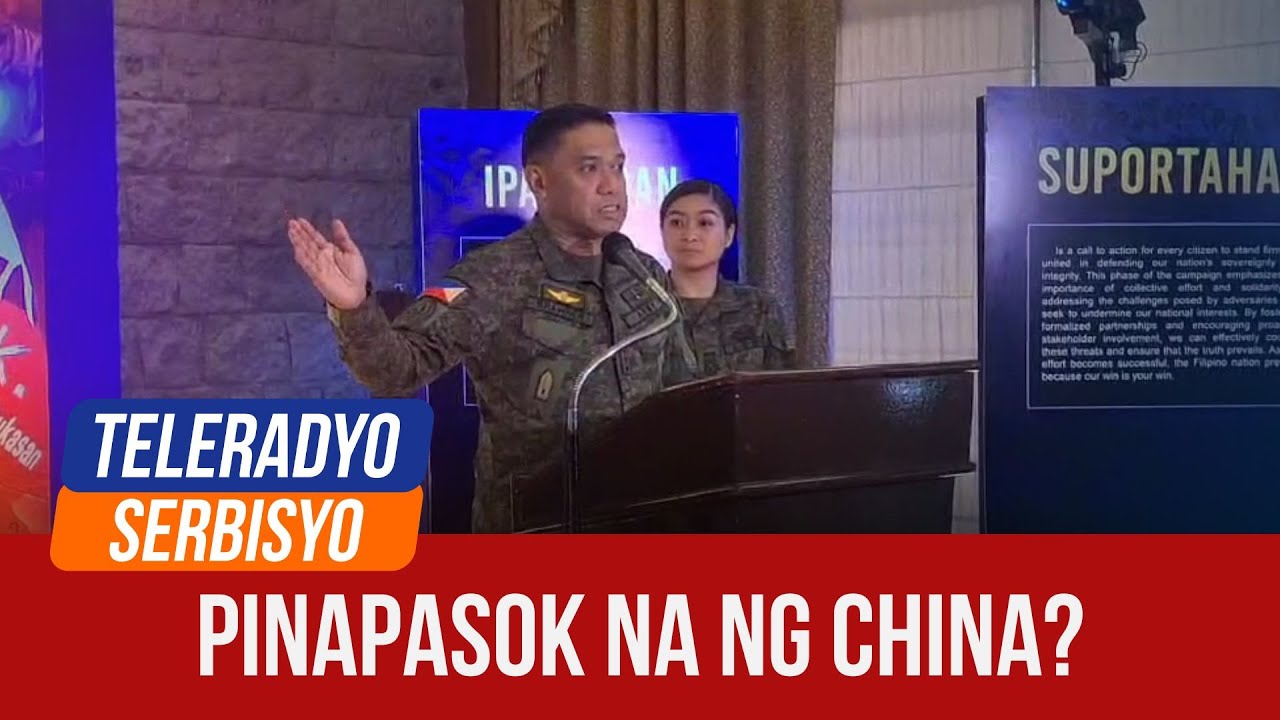 China sneaking into several PH sectors: AFP | Teleradyo Serbisyo (04 ...