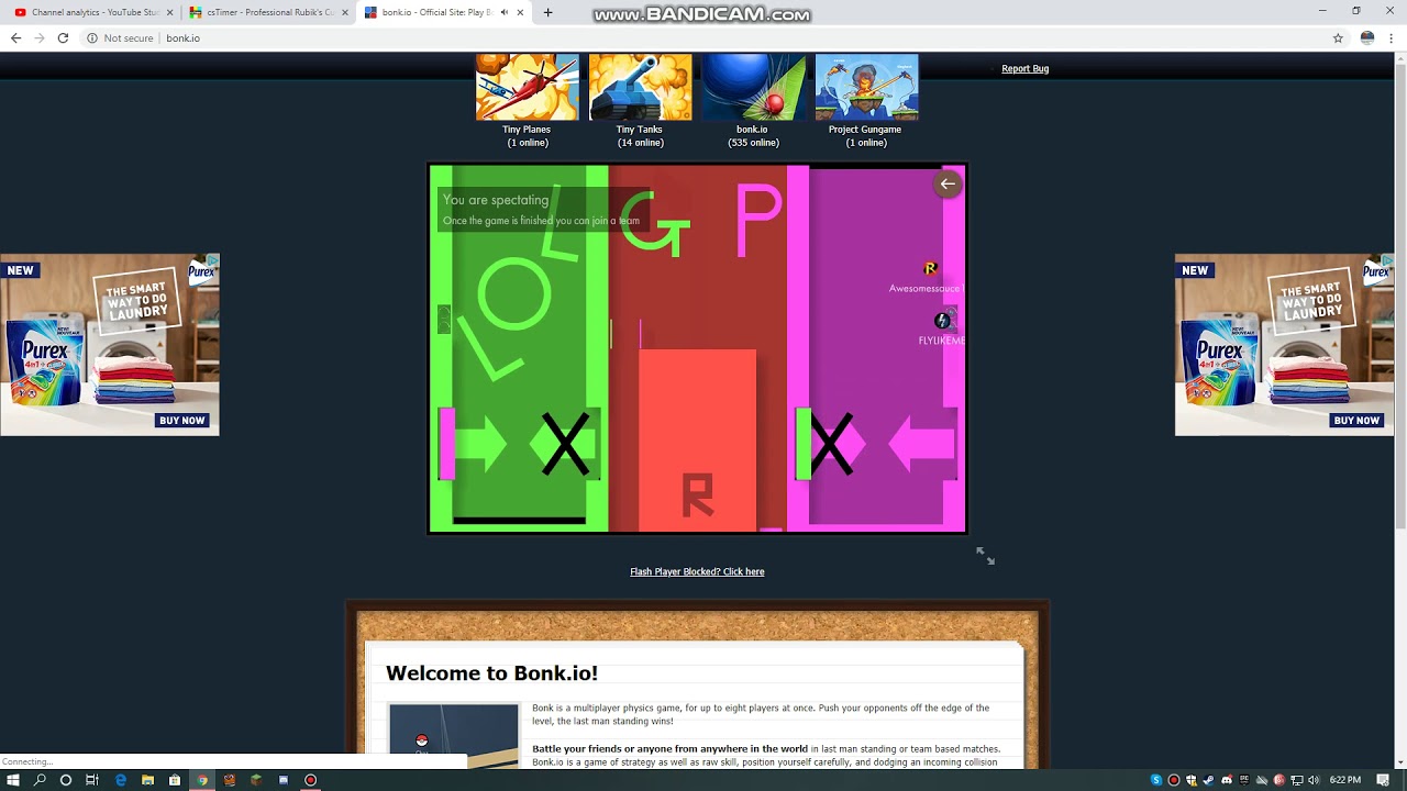 Bonk.io Gameplay. - YouTube