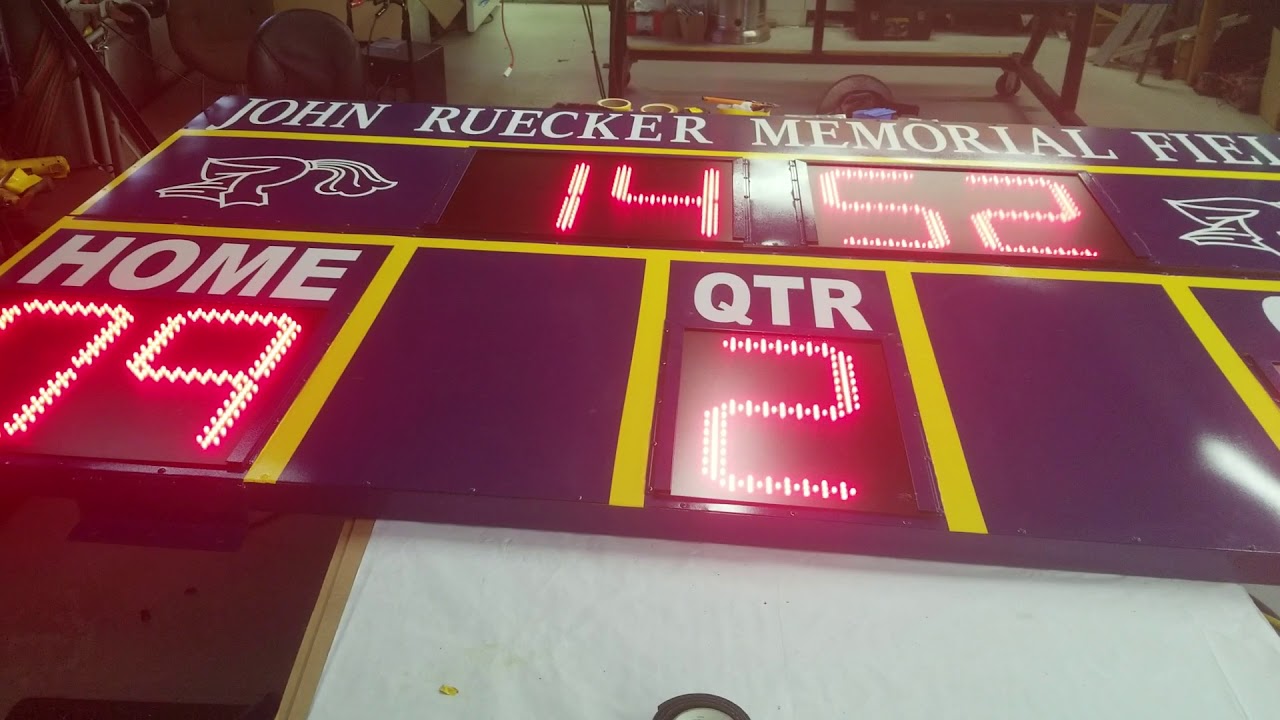 Solar scoreboard - YouTube