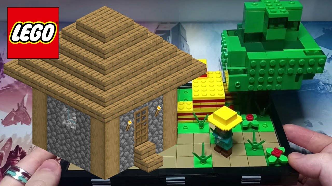A LEGO Diorama To Start Building Our New Minecraft Display - YouTube