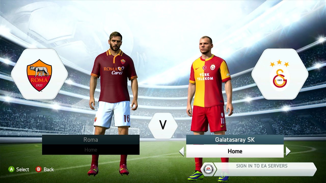 FIFA 14 / AS Roma - Galatasaray / Xbox 360 - YouTube