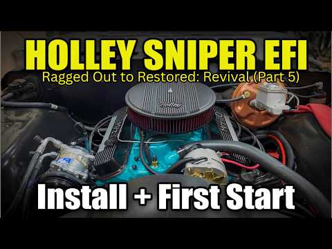 Holley Sniper EFI Install + First start!  71' GTO -Wiring, custom fuse block & electrical tips.