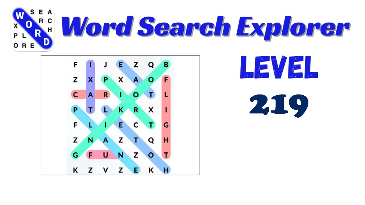 Word Search Explorer Level 219 Answer 🔍 | Step-by-Step Guide | Go ...