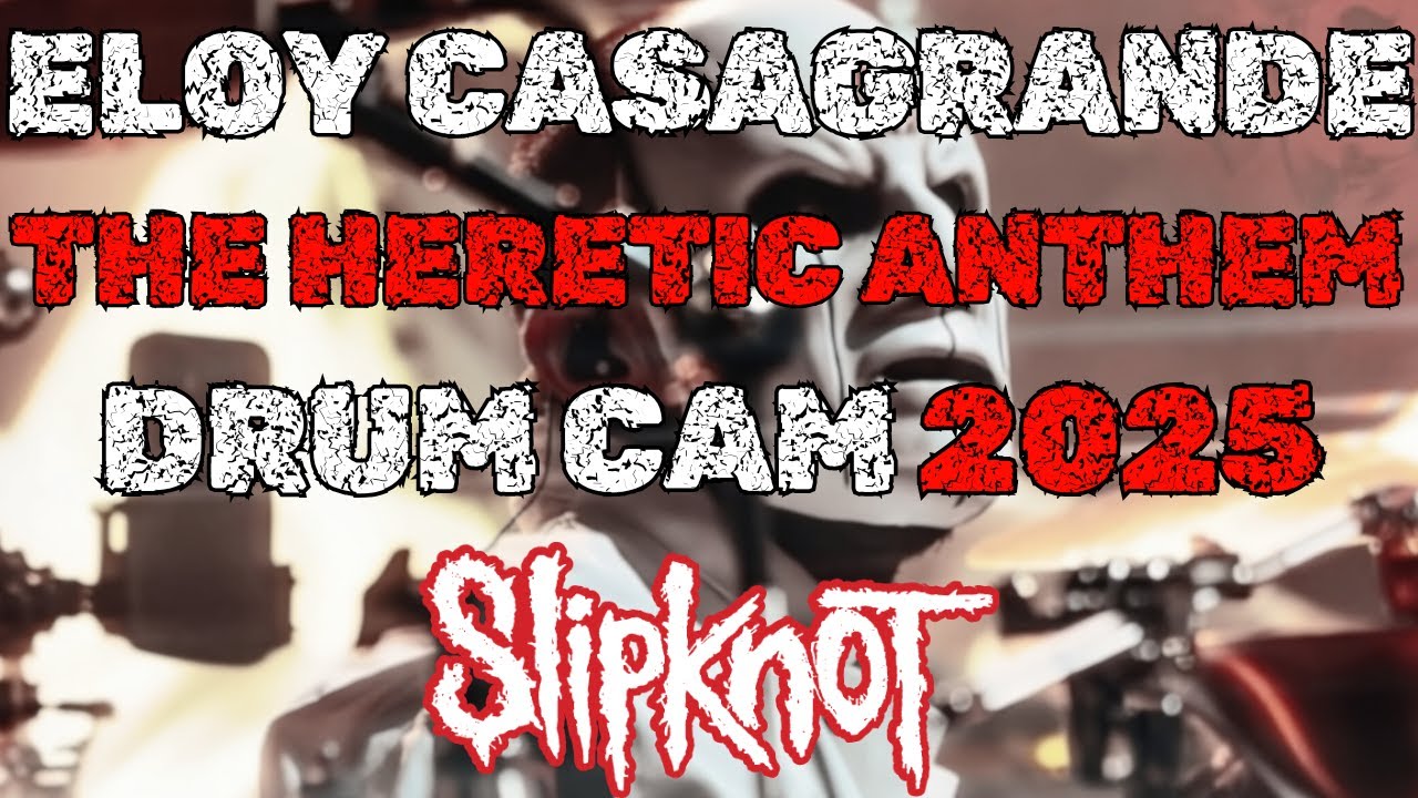 REACT: ELOY CASAGRANDE - "THE HERETIC ANTHEM" (DRUM CAM 2025) // MANO OLHA ESSE CARA... - YouTube
