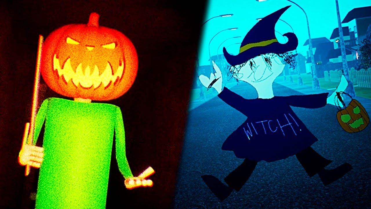 ХЭЛЛОУИНСКИЙ БАЛДИ и ПЛЕЙТАЙМ BALDI'S BASICS HALLOWEEN EDITION ...