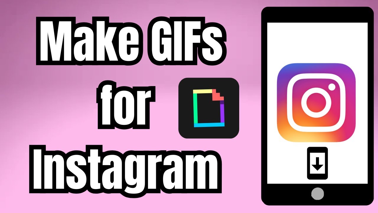 How to make gifs for Instagram Creatively - YouTube