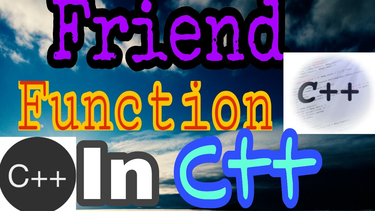 Friend Function In C With Example C Tutorials YouTube Friend Function In C With Example C Tutorials YouTube