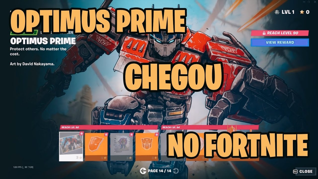 OPTIMUS PRIME ESTÁ NO FORTNITE🤖 #fortnite #optimusprime - YouTube