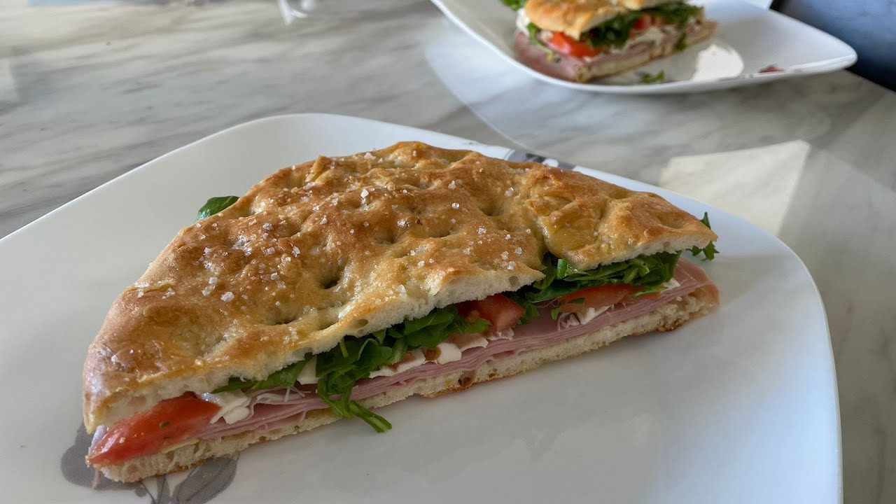 Homemade Tuscan Schiacciata Bread - YouTube