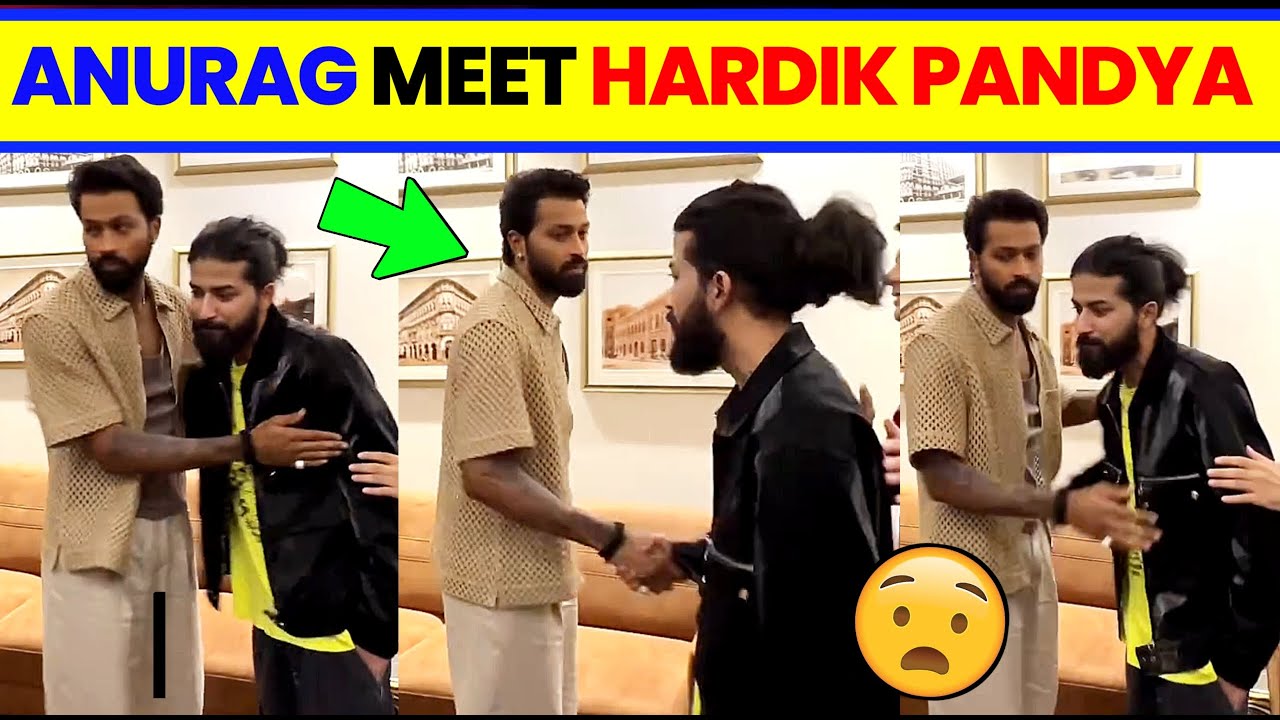 😲The UK07 Rider meet Hardik Pandya |anurag dobhal MEET Hardik Pandya ...
