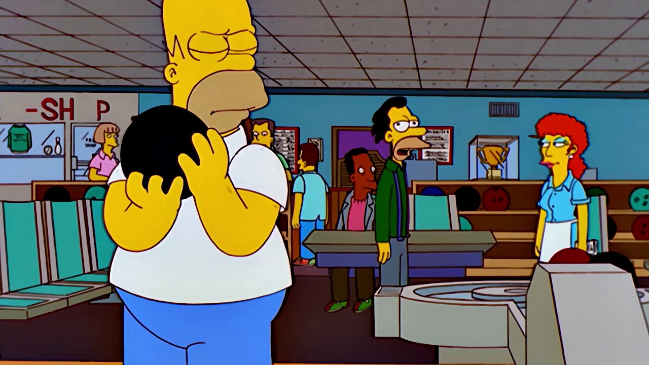 Simpson 11x06 Lenny y el banana split - YouTube