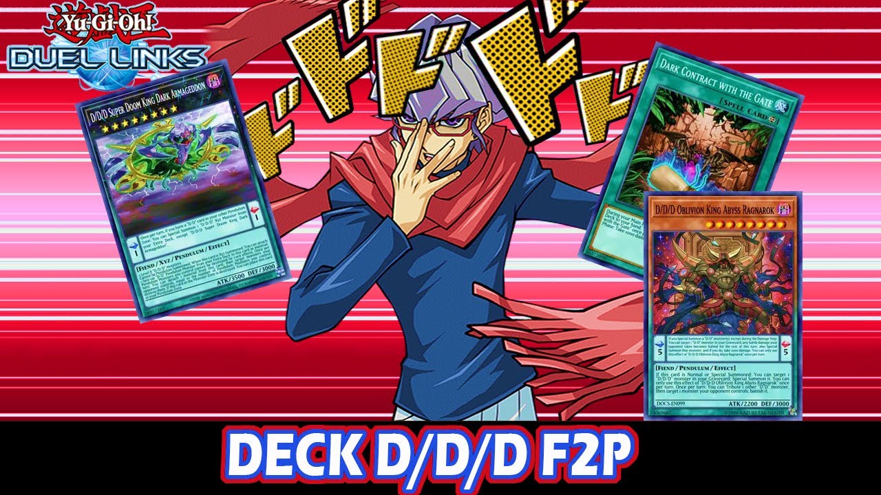 NUEVO DECK D/D/D 100% F2P [Yu-Gi-Oh! Duel Links] - YouTube