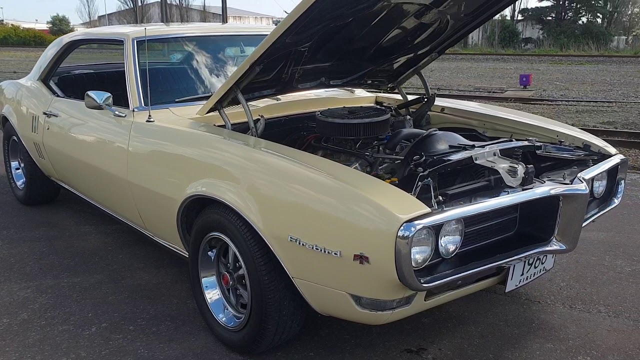 1968 Pontiac firebird walk around Rose City Cars - YouTube