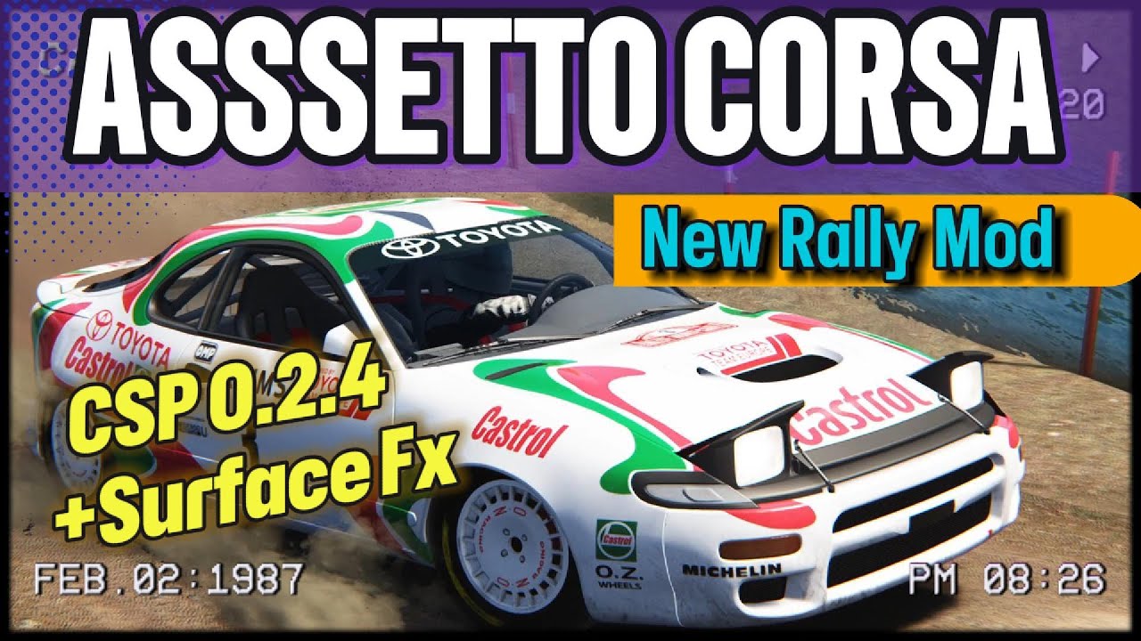 "¡Nuevas físicas de RALLY en Assetto Corsa con CM! 🚗💨 Mejor grip ...