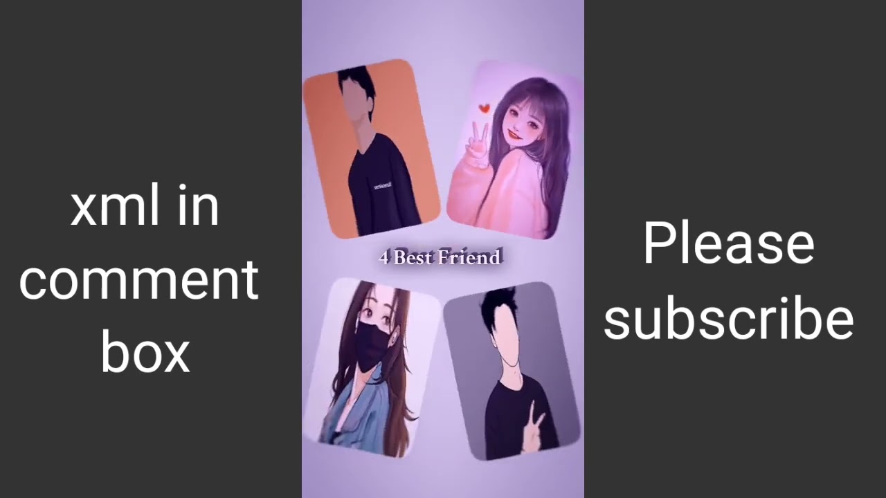 4 Best friend trend video [Tiktok Trend] [ xml preset ] ARIF THE EDITOR ...