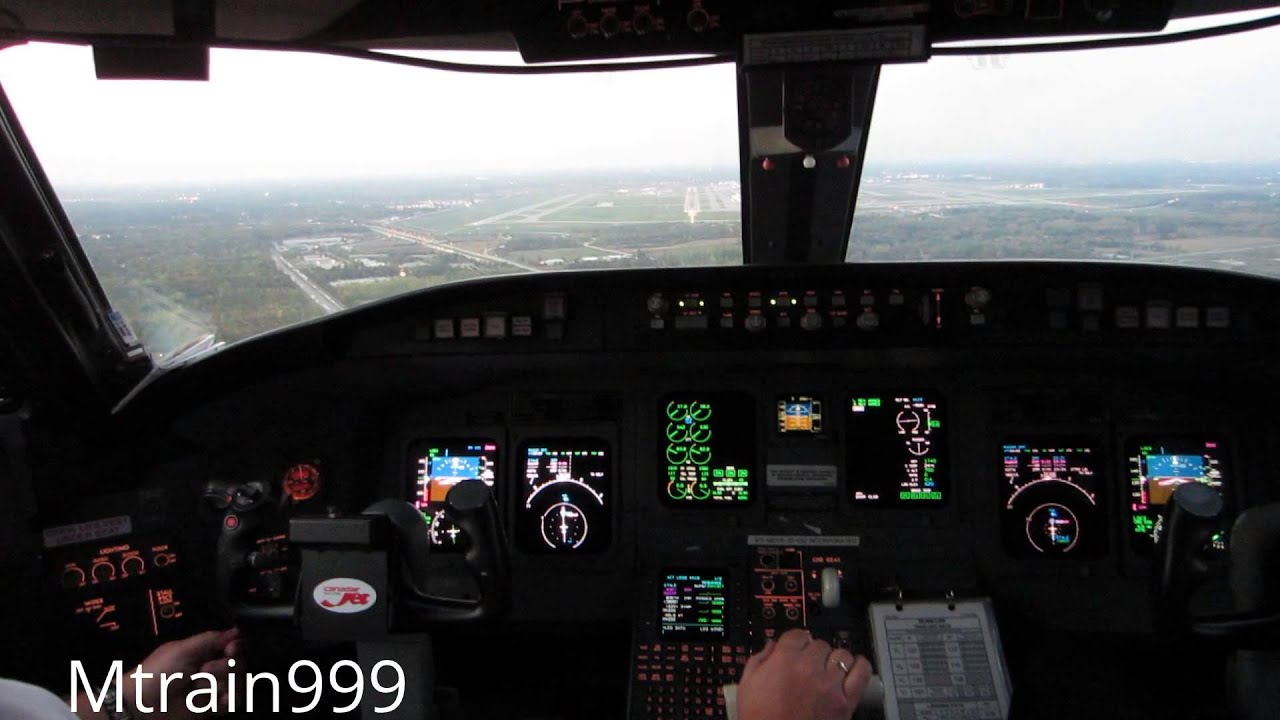 Crj200 Ils Landing Dtw 3 Youtube