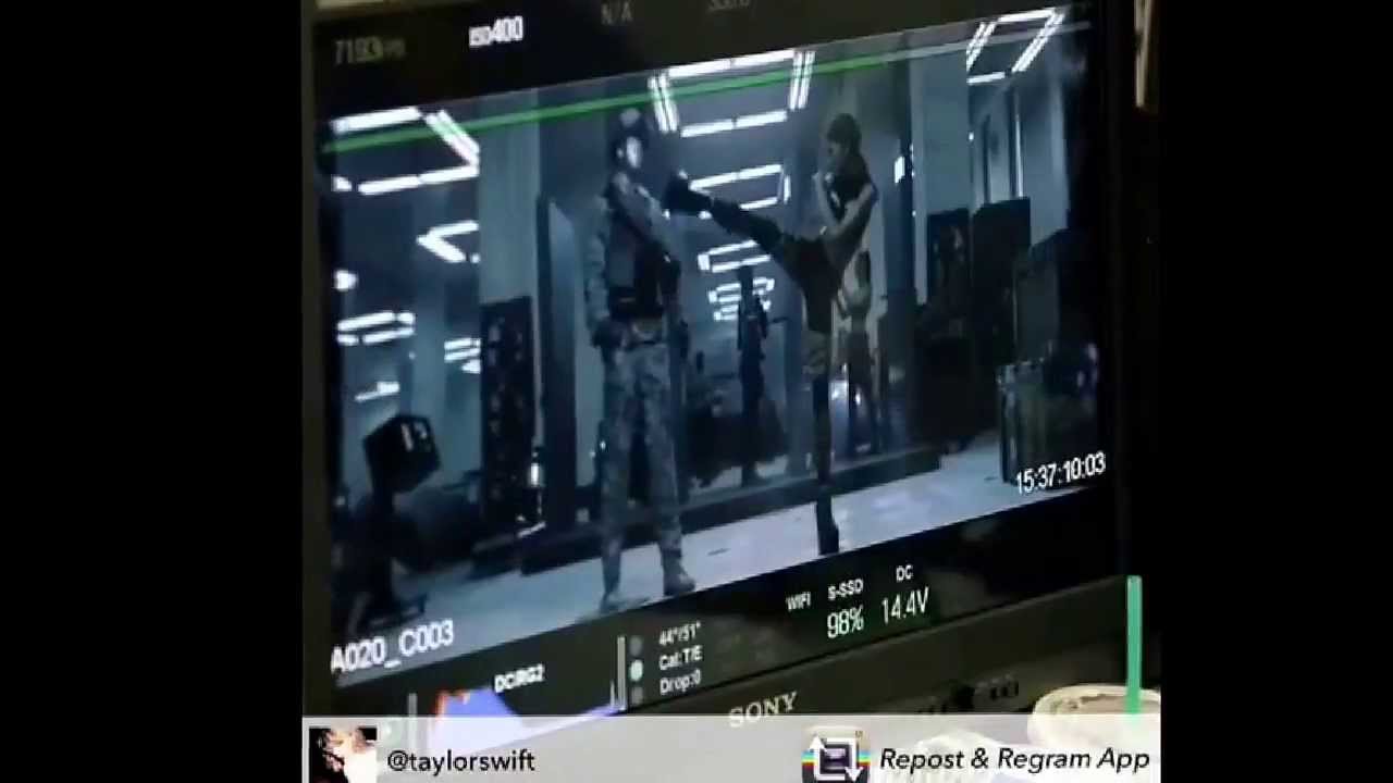 Taylor swift bad blood behind the scenes - YouTube