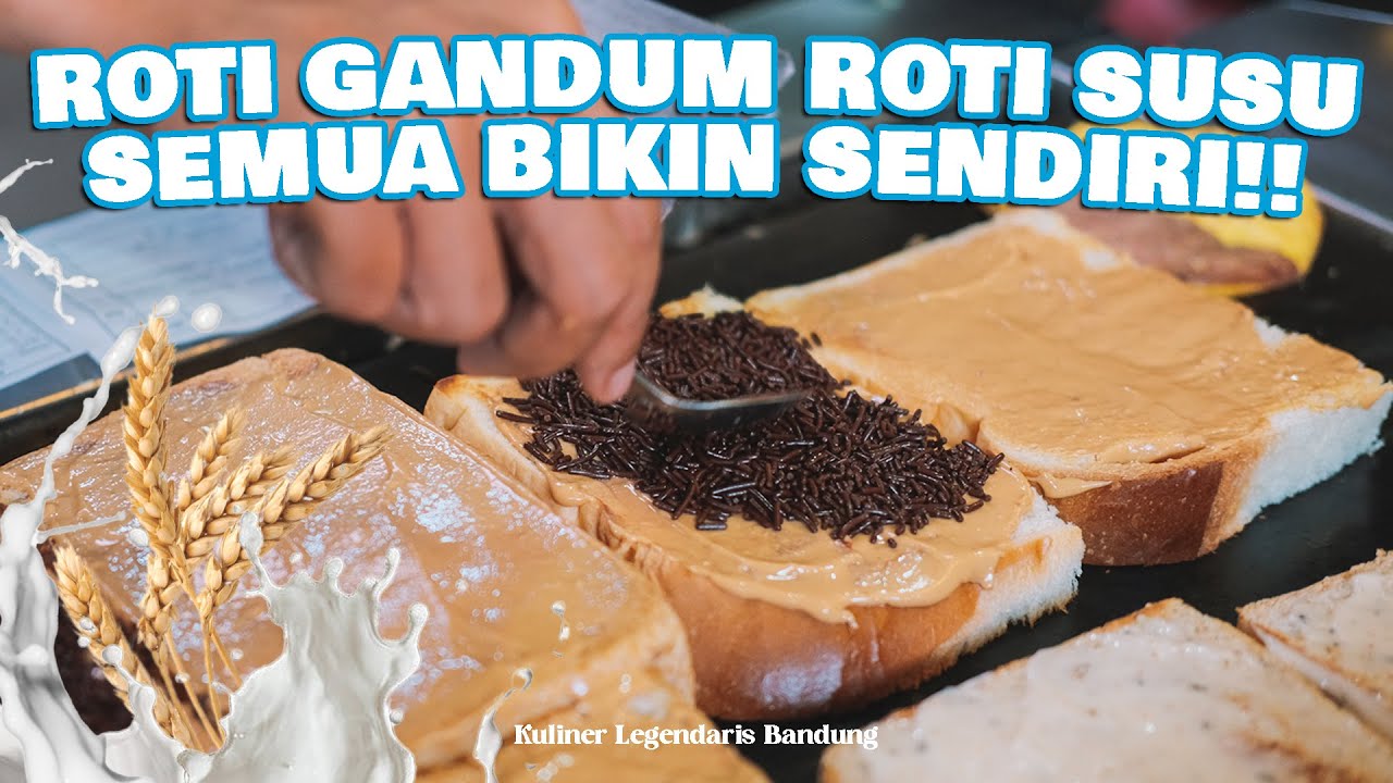RIBUAN ROTI BAKAR SETIAP HARI!! ROTI GEMPOL, KULINER LEGENDARIS BANDUNG ...