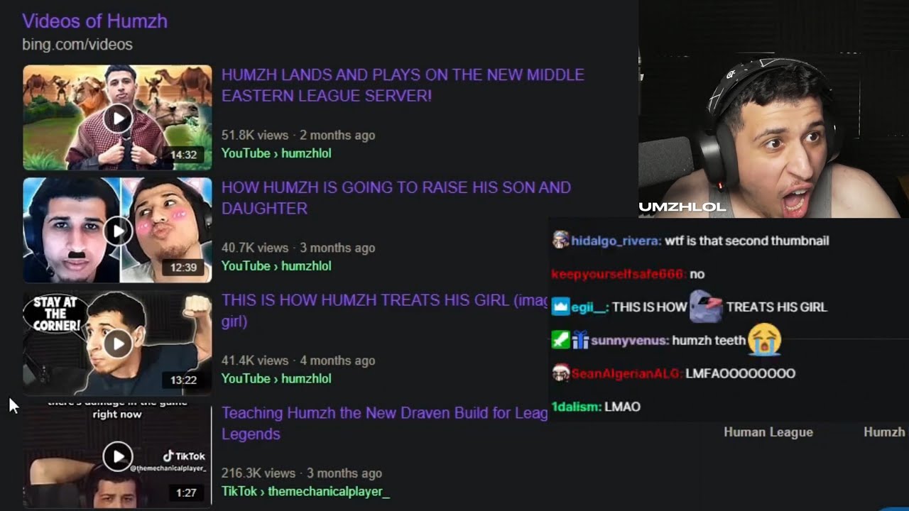 humzh realizes his digital footprint is absolutely cooked - YouTube