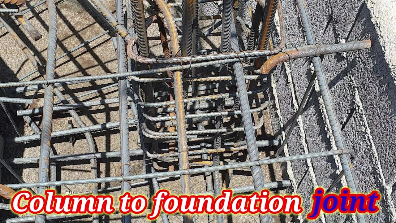 Strip foundation/Concrete column framework - YouTube
