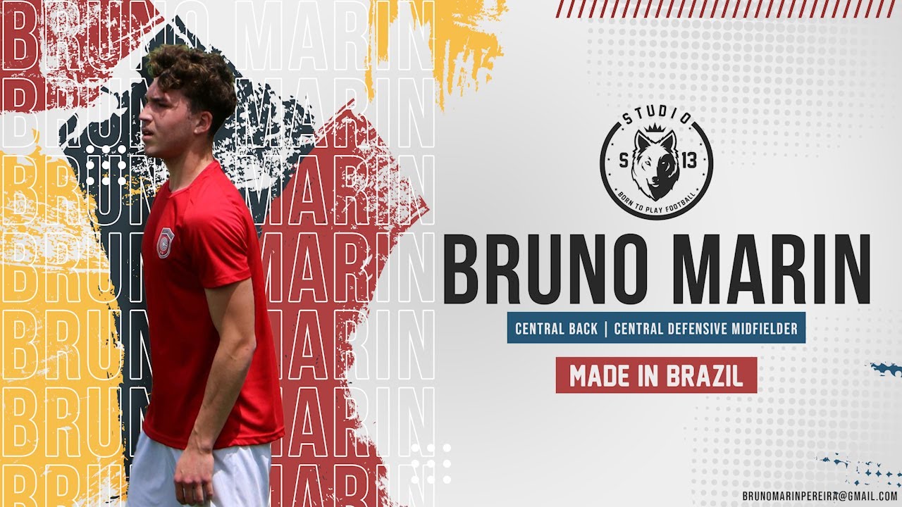 Highlights | Bruno Marin | Central Back | Central Defensive Midfielder | BRA | USA - YouTube