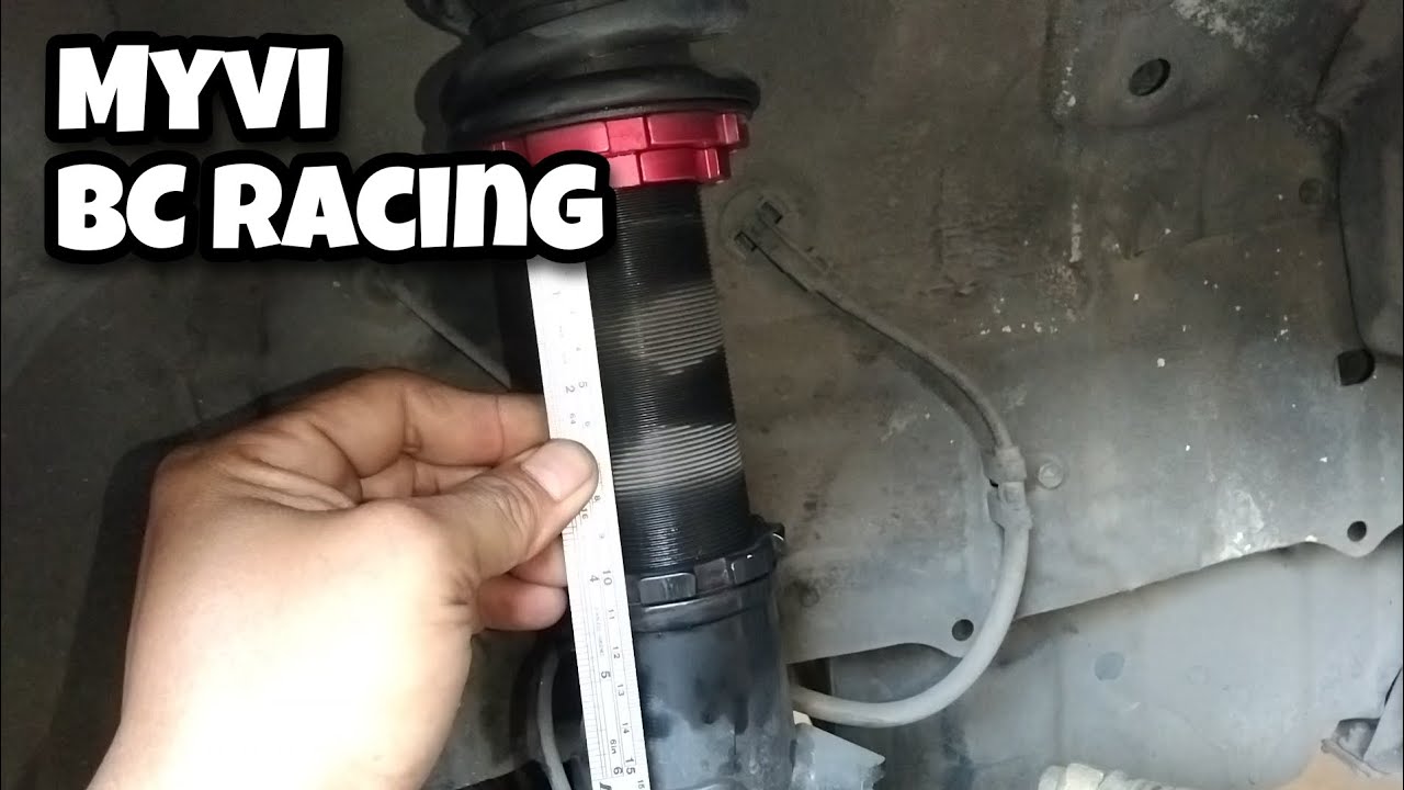Myvi Gen 1 setting Adjustable BC Racing - YouTube