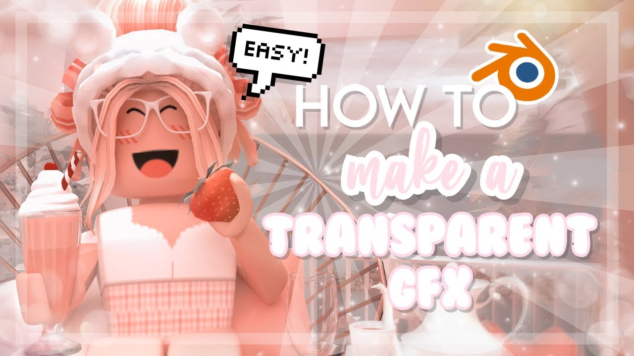 How to make a TRANSPARENT GFX! (blender 2.8) | clxmsylivv - YouTube