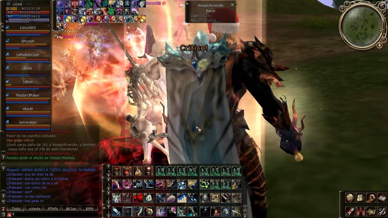 Lineage 2 PVP Dagger h5 Gravedad Zero vol 1 - YouTube