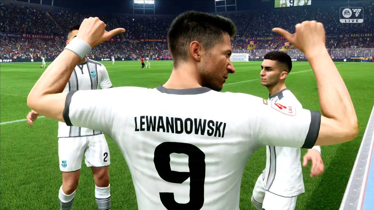 EAFC24 PS5 - Lewandowski insane goal - YouTube