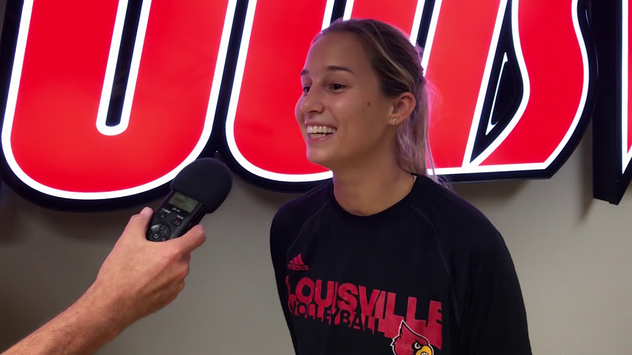 Molly Sauer, Louisville Volleyball 2018 Preseason - YouTube