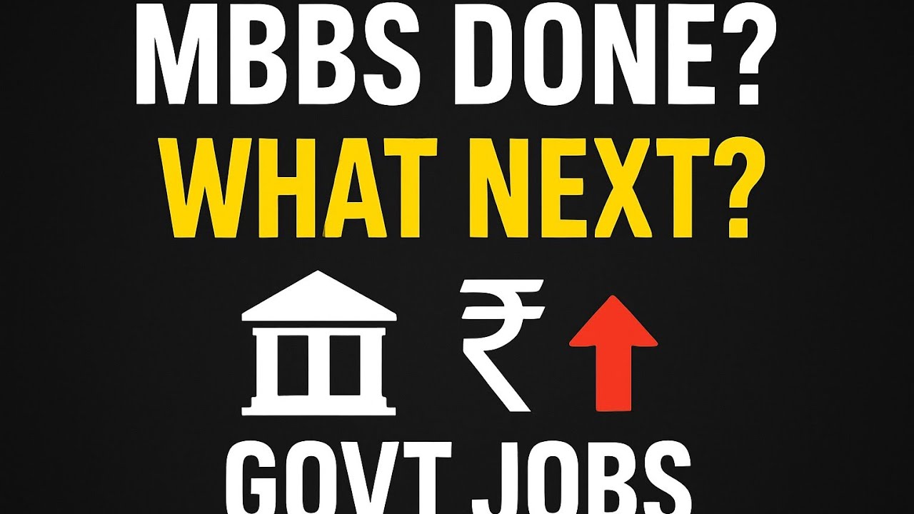 Govt Jobs After MBBS | बिना PG की टॉप 10 मेडिकल नौकरियाँ! UPSC CMS AFMS ...
