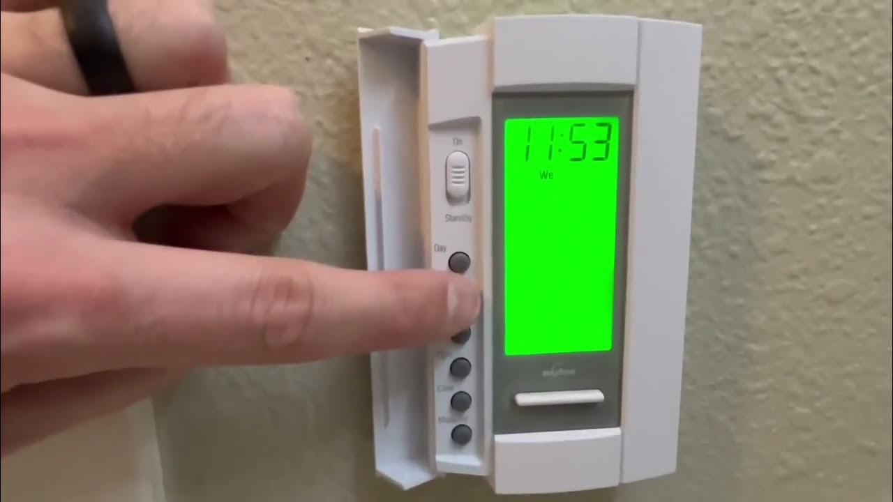 Aube Technologies TH115 A 120S 7 Day Programmable Line Voltage Thermostat for Electric Heating ...