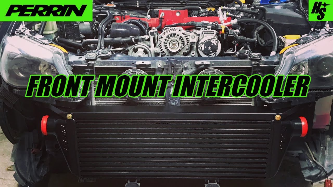 2013 STi Build Part 16 - Perrin FMIC Intercooler Install How To - YouTube