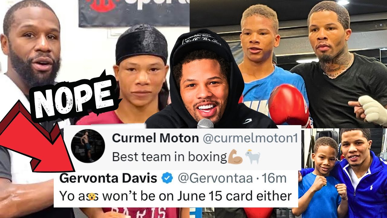 Gervonta BLOCKS Floyd Mayweather Protege Curmel Moton Off Card! - YouTube