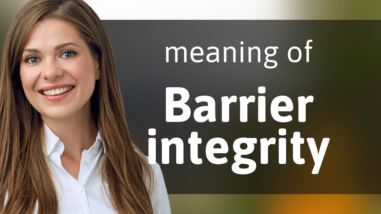 Understanding "Barrier Integrity" in Simple Terms - YouTube