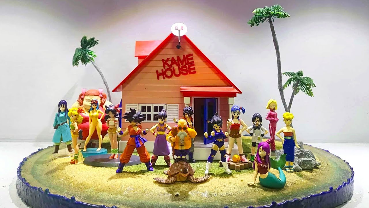 Kame House With Master Roshi and the Pichi-Pichi Girls (Dragonball ...