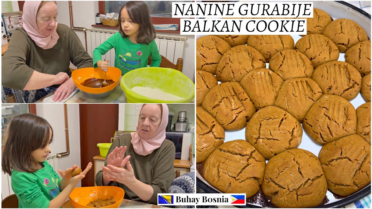 Nana i Stela prave Bosanske gurabije | Grandma and Stella making ...
