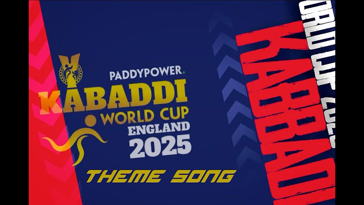 KABADDI WORLD CUP 2025 OFFICIAL THEME SONG | BALANRAJ | VINZ | ST ARASU ...