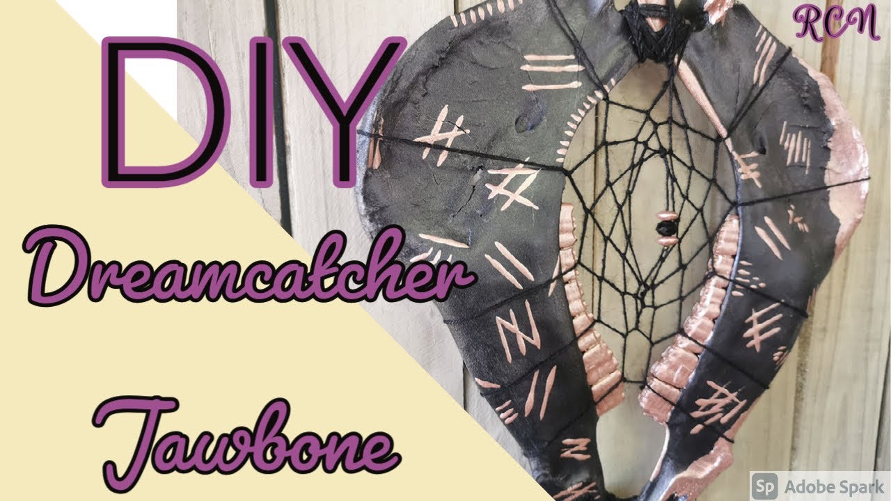DIY Jawbone Dream-catcher | Dreamcatcher Tutorial #Jawbone # ...