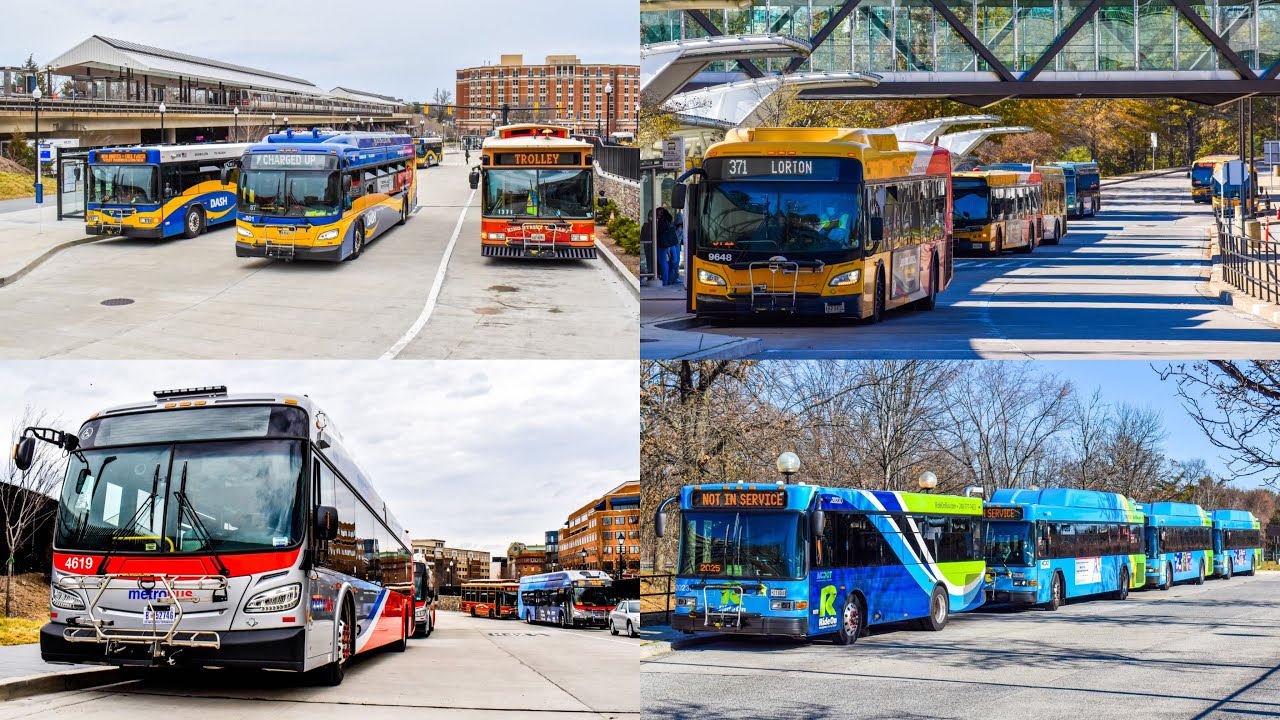 Buses Around Washington DC Maryland Virginia Transit Compilation #3 ...