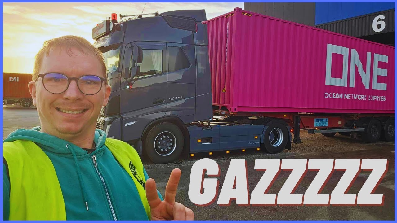 conducteur routier : le travail reprend ! ca roule fort ! (content ...